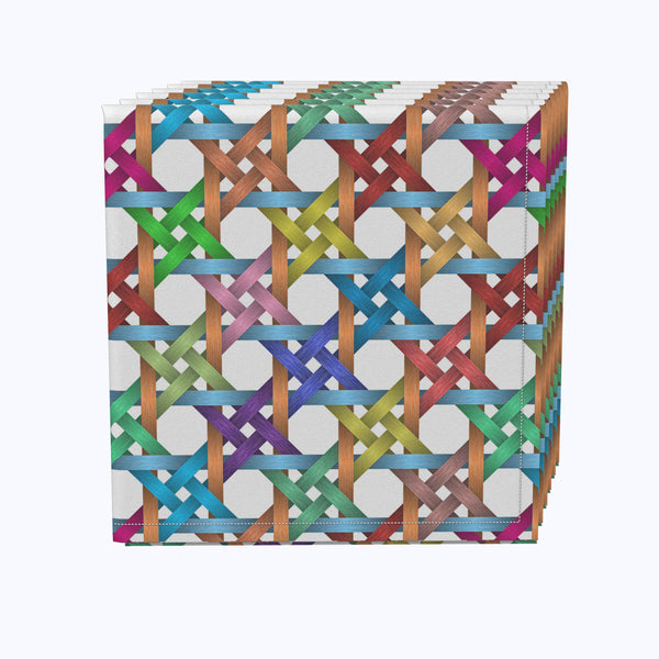 Abstract Colorful Octagon Napkins – Tablecloth.com