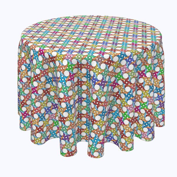 Abstract Colorful Octagon Rounds – Tablecloth.com