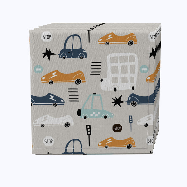 Doodle Cars Napkins – Tablecloth.com
