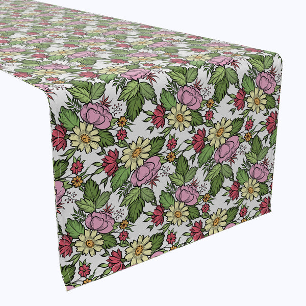 Floral 208 Cotton Table Runners – Tablecloth.com