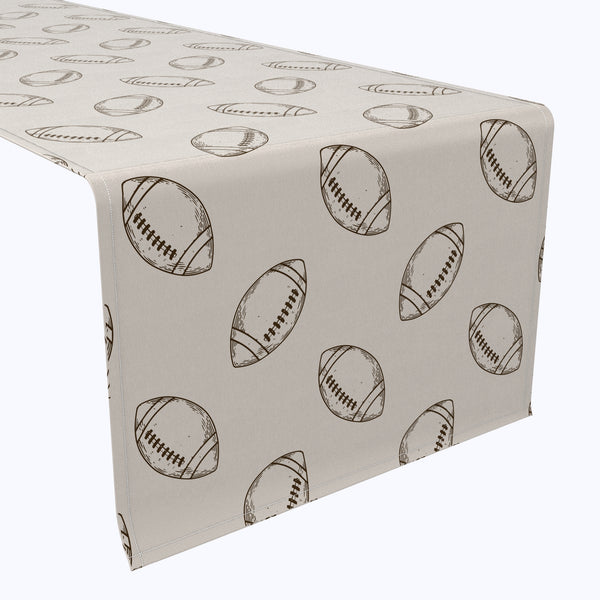 Football Sketch Table Runners – Tablecloth.com