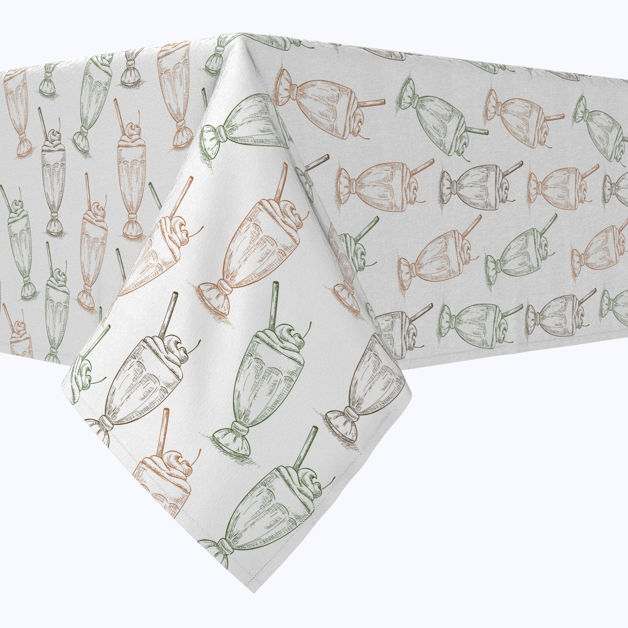 Ice Cream Social Cotton Rectangles – Tablecloth.com