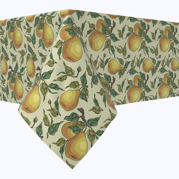 Painted Pear Tree Tablecloths – Tablecloth.com