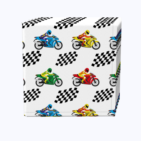 Ready Set Go Motorcycles Napkins – Tablecloth.com