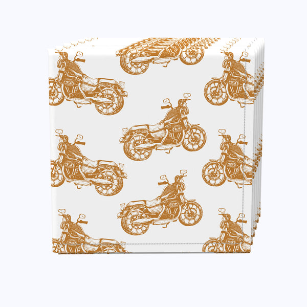 Sketched Motorcycle Napkins – Tablecloth.com