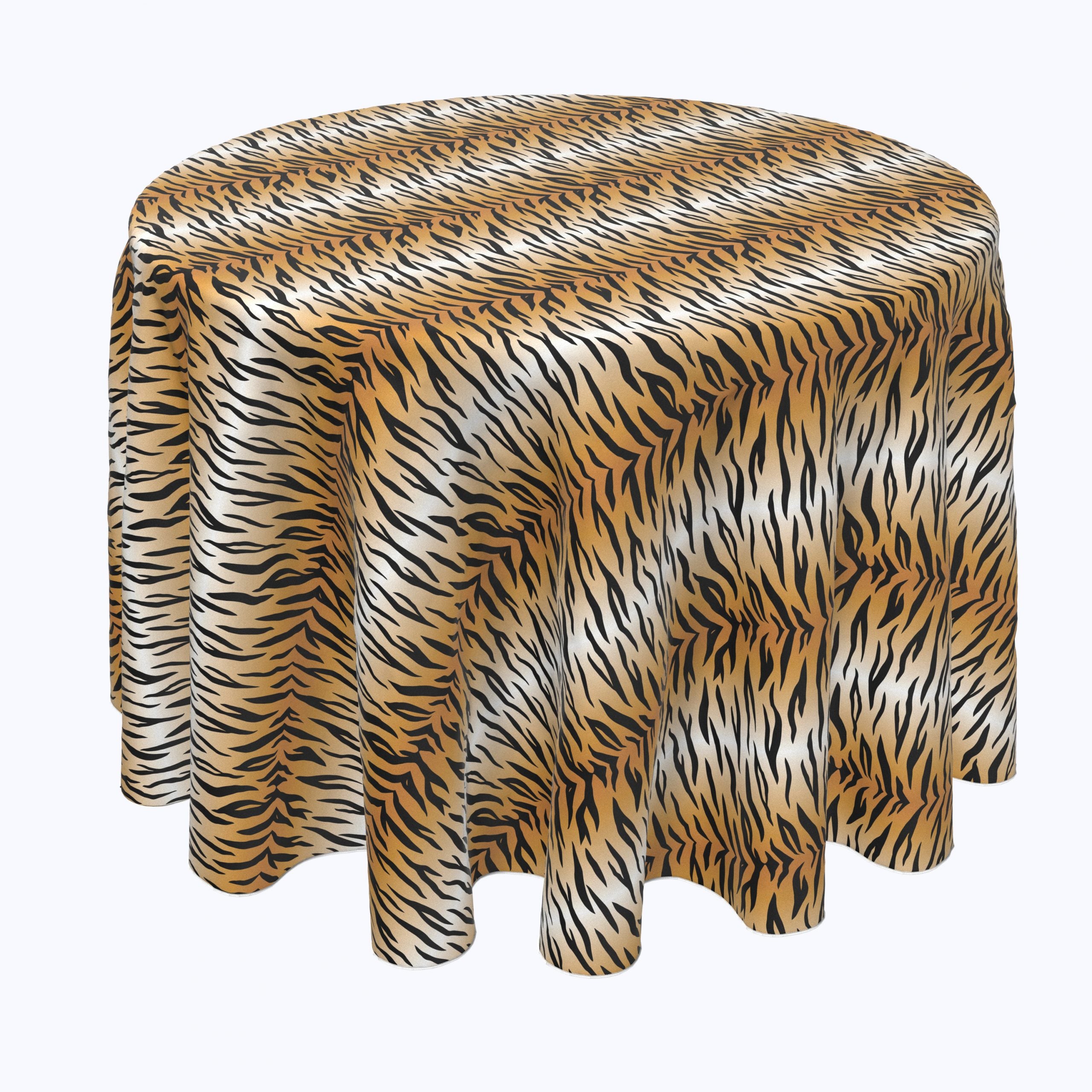 Tiger Print Rounds – Tablecloth.com