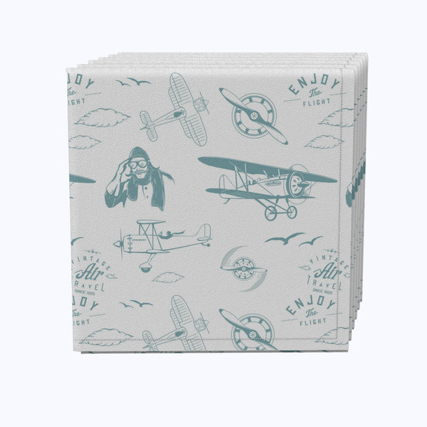 Vintage Aviation Napkins – Tablecloth.com